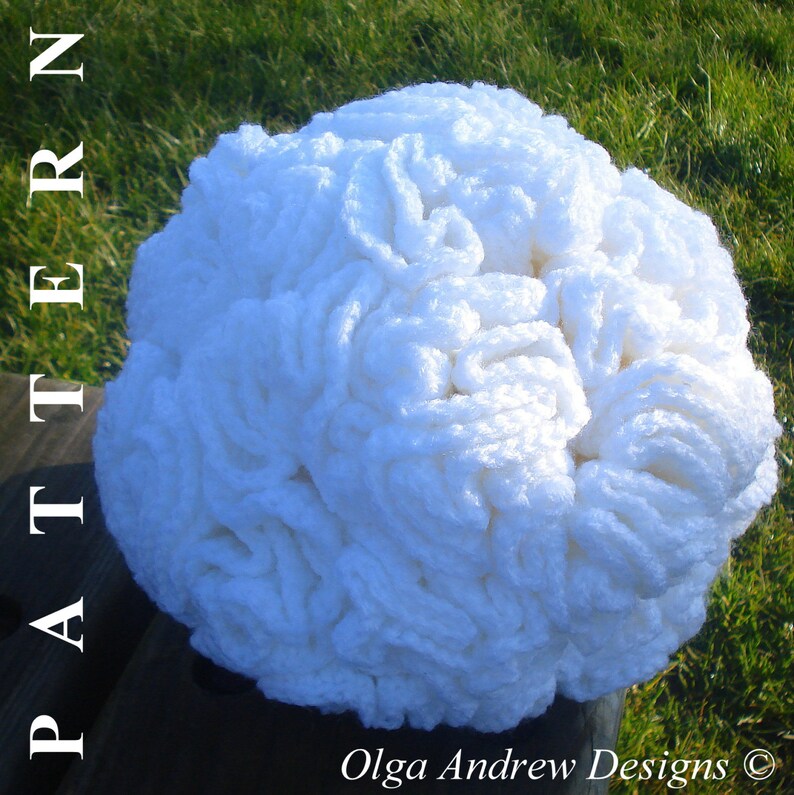 Large Ball Crochet Pattern Crochet Ball Pattern Hyperbolic - Etsy