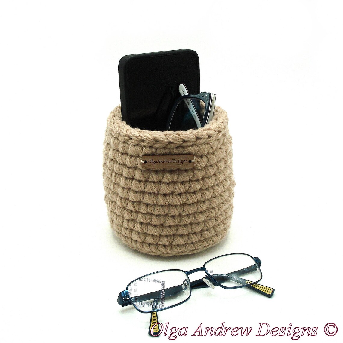 Crochet Glasses Holder Pattern 5 in 1, Eyeglass Holder Stand Easy ...
