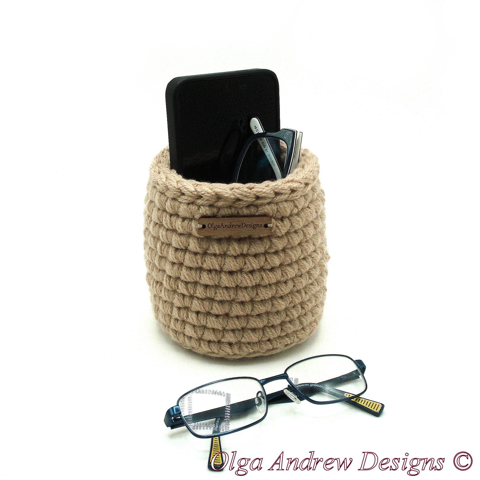 Crochet Glasses Holder Pattern 5 in 1, Eyeglass Holder Stand Easy ...