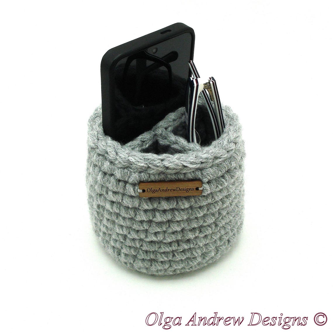 Crochet Glasses Holder Pattern 5 in 1, Eyeglass Holder Stand Easy ...