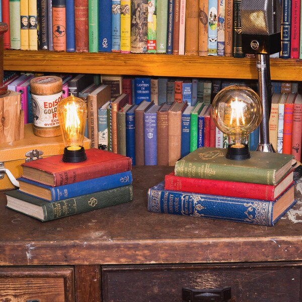 Book Lamp - Etsy