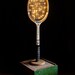 Vintage Tennis Racket Lamp, Quirky Upcycled Sports Light, LED String ...