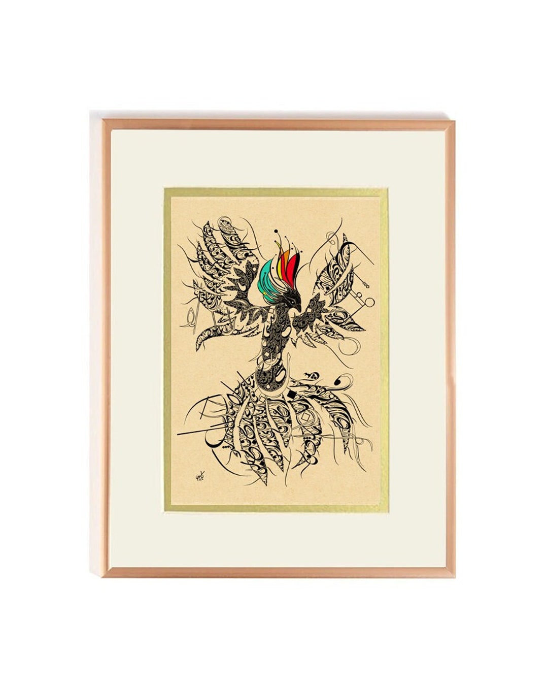 Rumi Sufi Poetry - Persian Calligraphy - Divan-e Shams-e Tabrizi ...