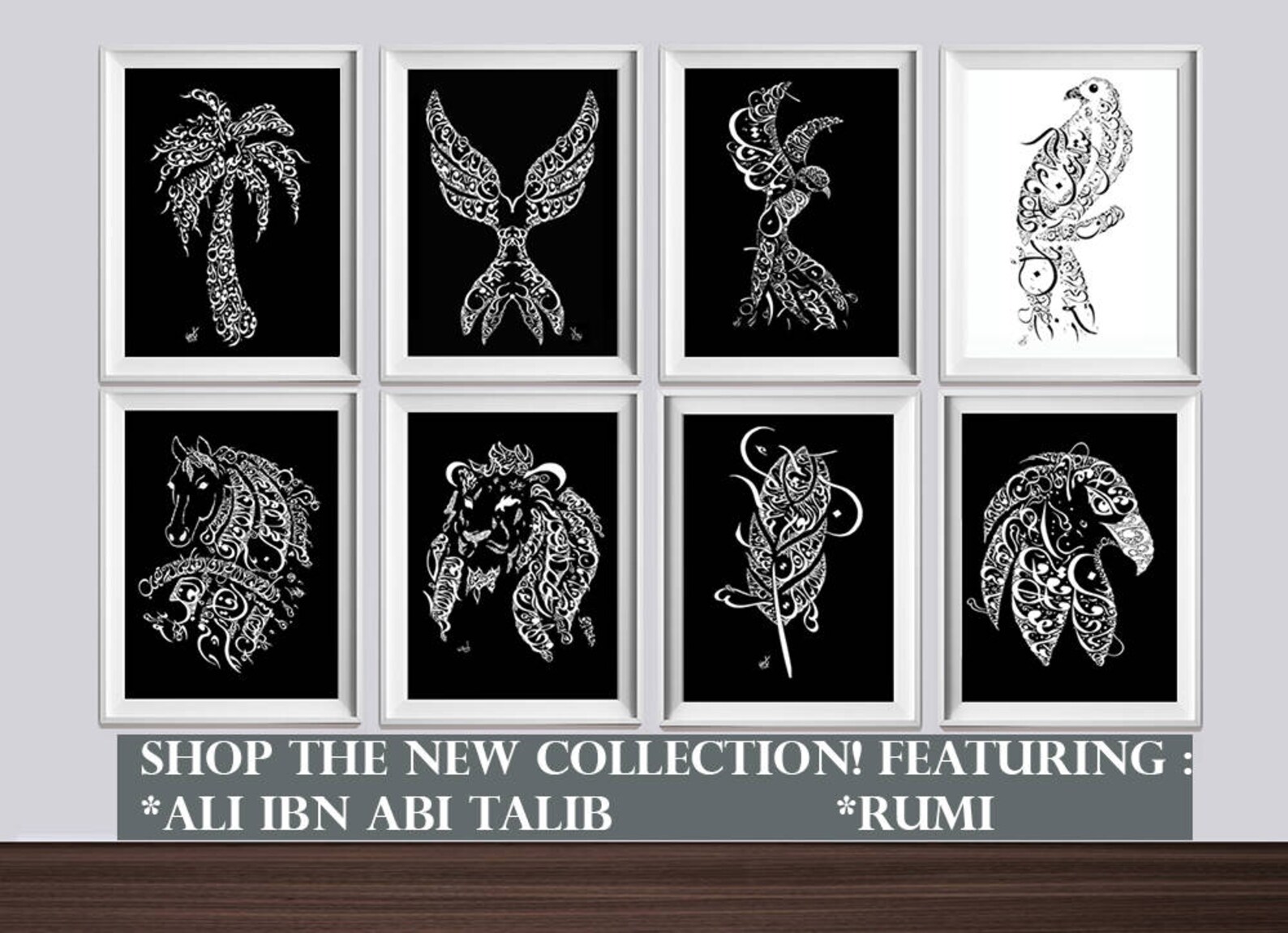 Arabic Calligraphy Wall Art Print Khalil Gibran Poetry - Etsy