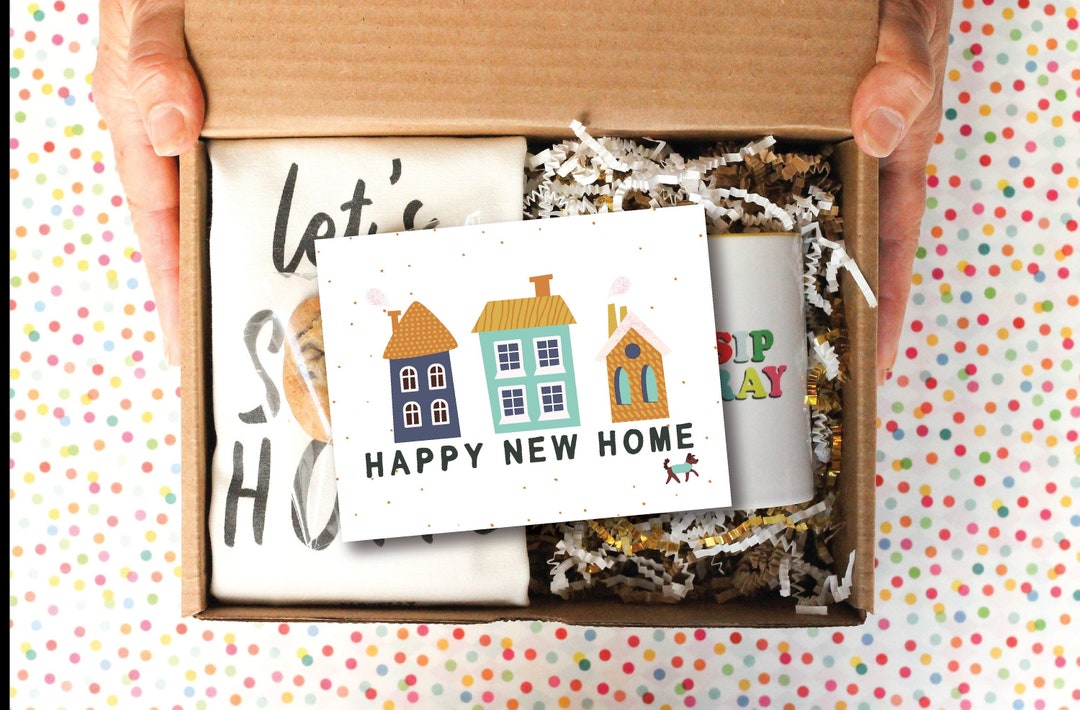 Personalized Housewarming Gift Basket | Happy New Home Box | New ...