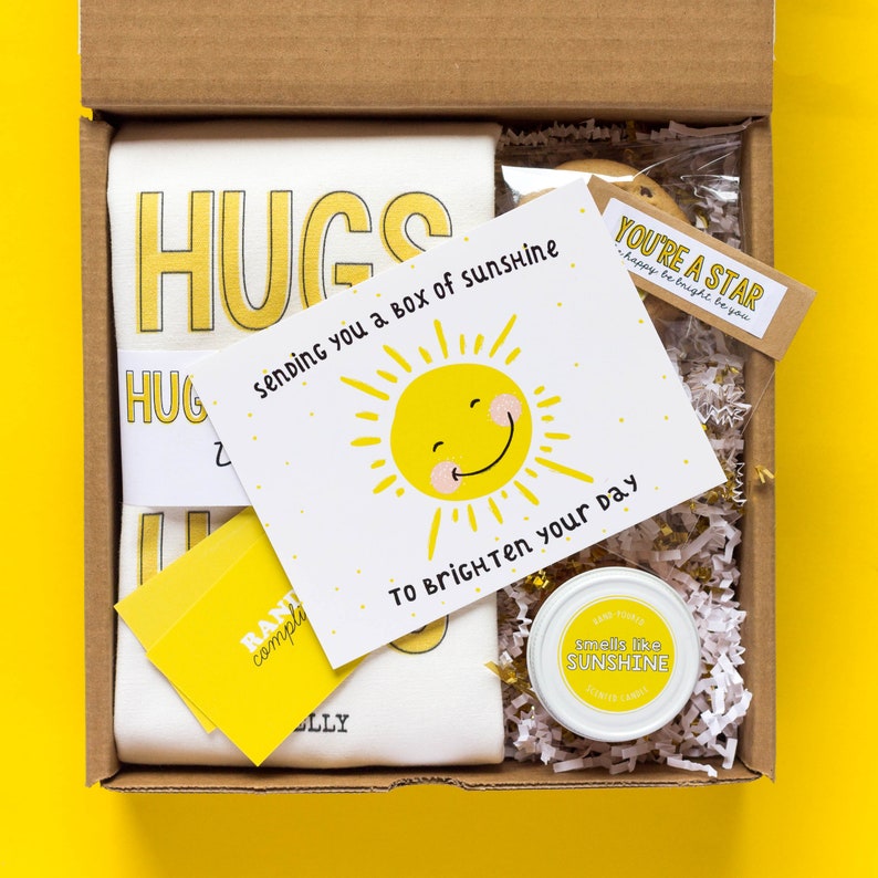 Sunshine Gift Box Cheer up Gift College Care Package - Etsy