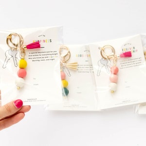 Happiness Keychain. Happy Keychain. Happiness Gift. Encouragement Gift ...