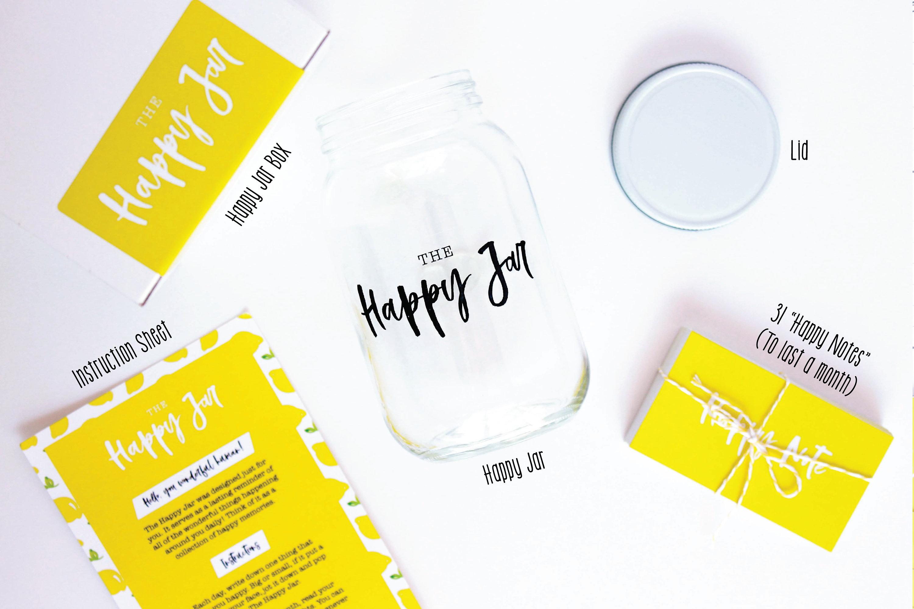 Gratitude Jar Self Care Kit Happiness Jar Mental Health | Etsy