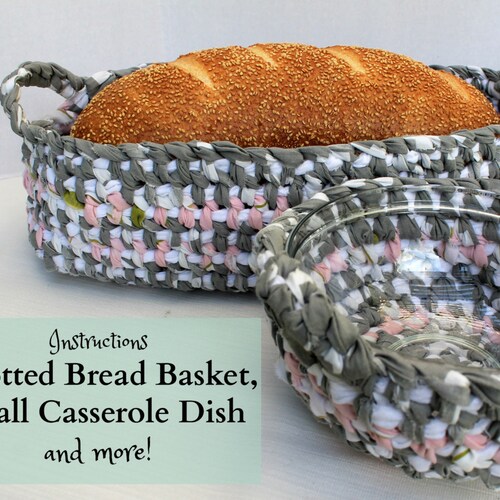 Knotted Rag Basket Making Instructions/toothbrush Rug Basket - Etsy