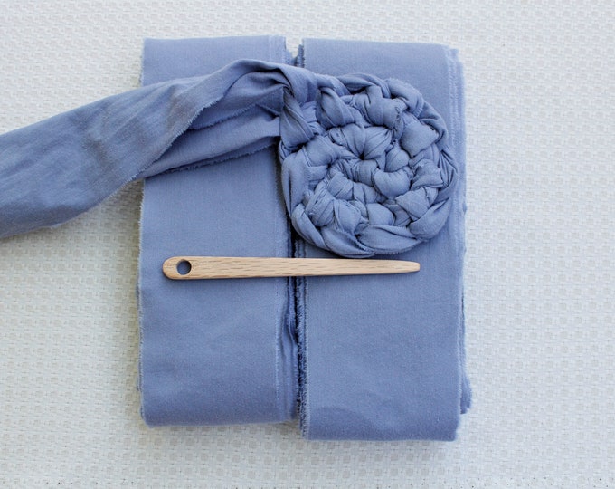 Amish Knot Toothbrush Rag Rug Starter Kit/diy Rag Rug, Periwinkle Blue ...