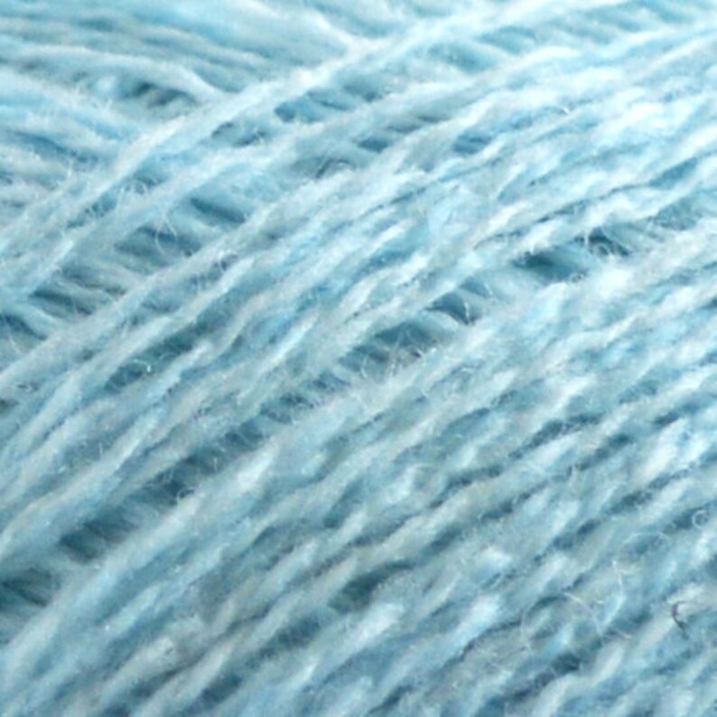 Fresh Blue Pure Wool Yarn 50g Pure British Lambswool Ball of - Etsy
