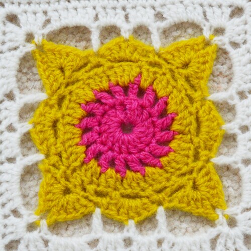 Bright Granny Square Blanket Kit,Crochet Blanket Pattern,Crochet Kit ... Bright Granny Square Blanket Kit,Crochet Blanket Pattern,Crochet Kit ...