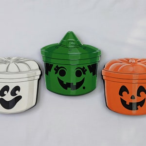 Mcdonald's Halloween Pumkpin Pails Wall Decor Set of Three - Etsy