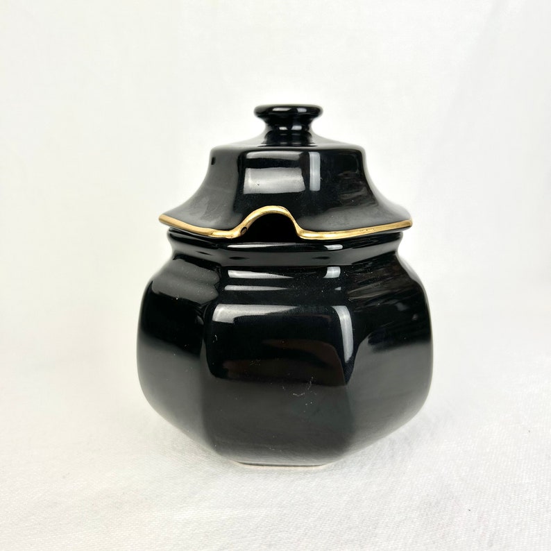 Mikasa Tea Set | Semi Porcelain | Black and Gold - Etsy