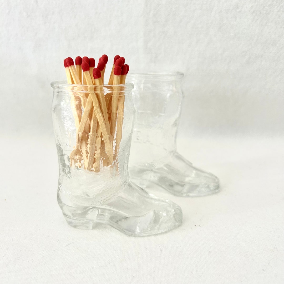 JIM BEAM Cowboy Boot Shot Glass: Vintage Barware Collectible - Etsy