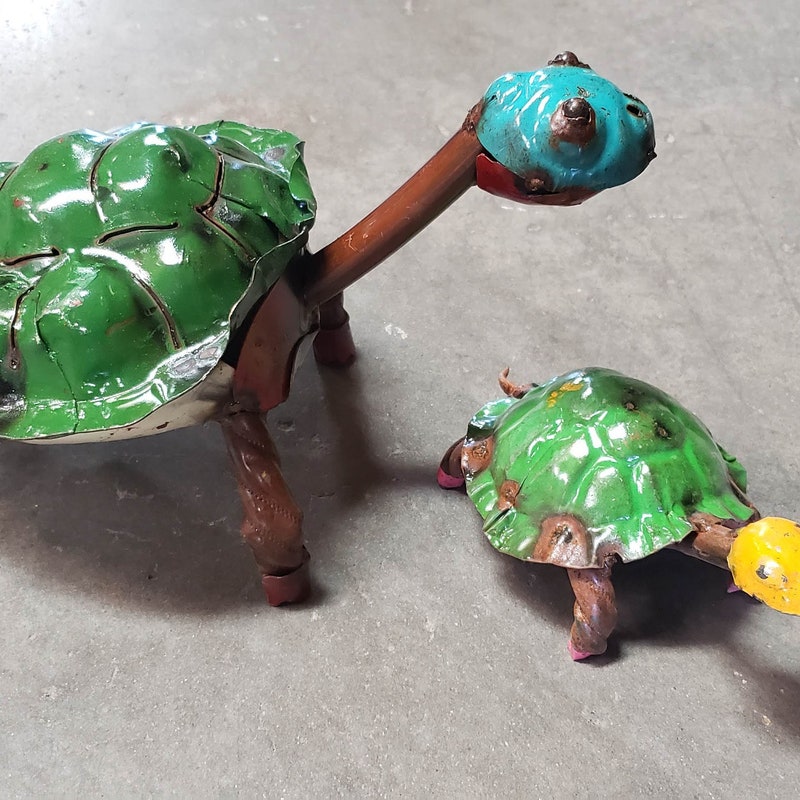 Metal Turtles - Etsy