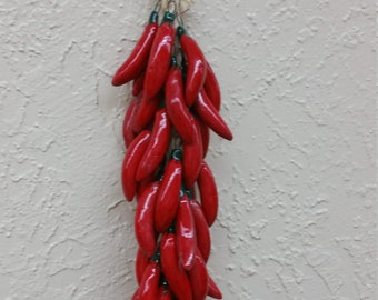 Ceramic Chili Ristras - Etsy