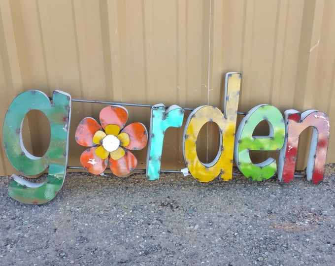 Metal Garden Sign Garden Sign Garden Decor Gardening - Etsy