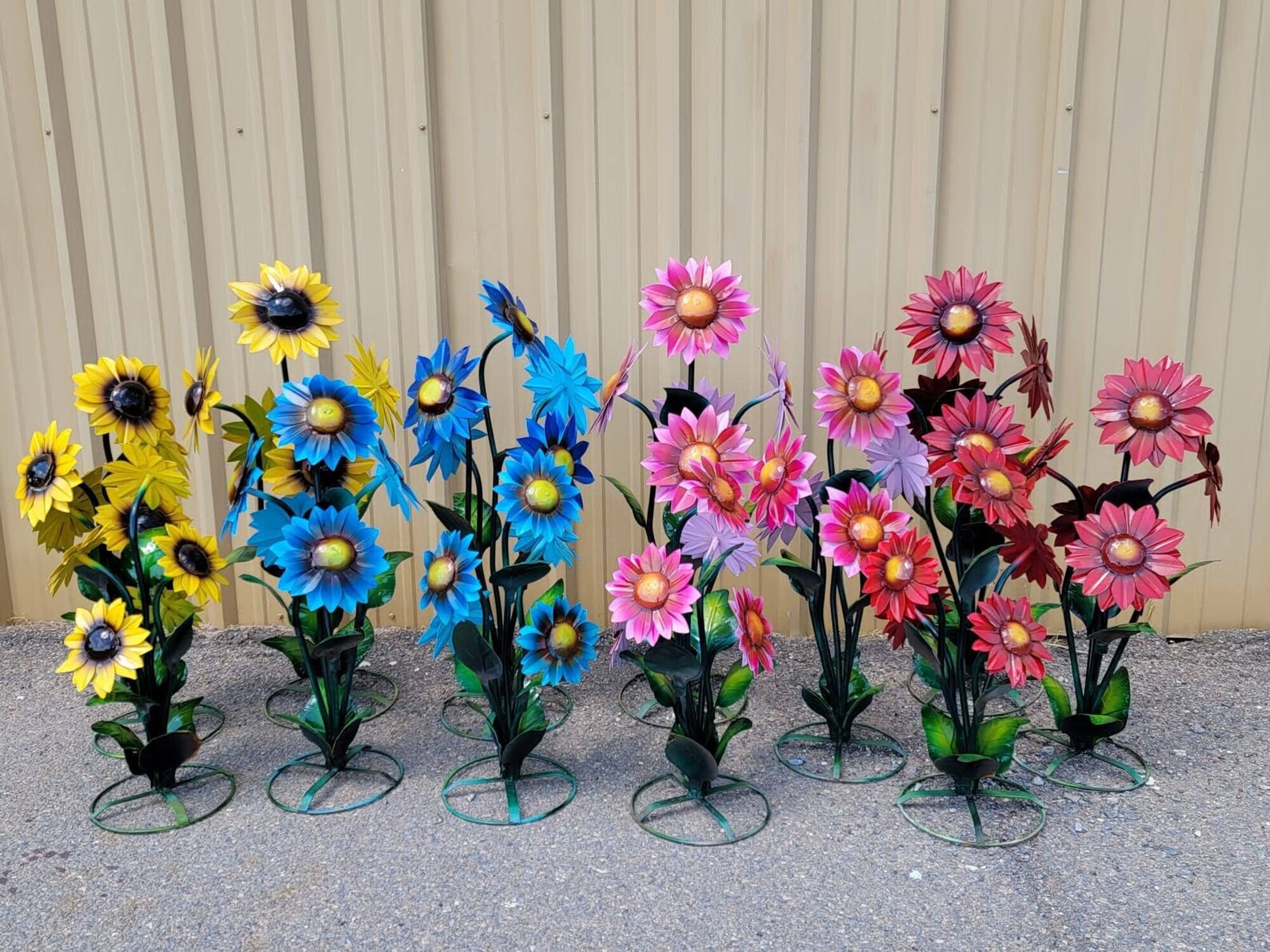 Metal Sunflowers.sunflowers.rustic Sunflowers.sunflower Decor.sunflower ...