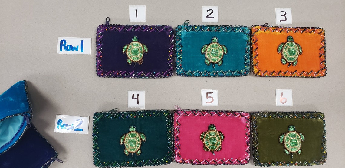 Velvet Coin Purses. Coin Purses. Turtle Purses.turtle Lover.gift for ...