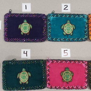 Velvet Coin Purses. Coin Purses. Turtle Purses.turtle Lover.gift for ...