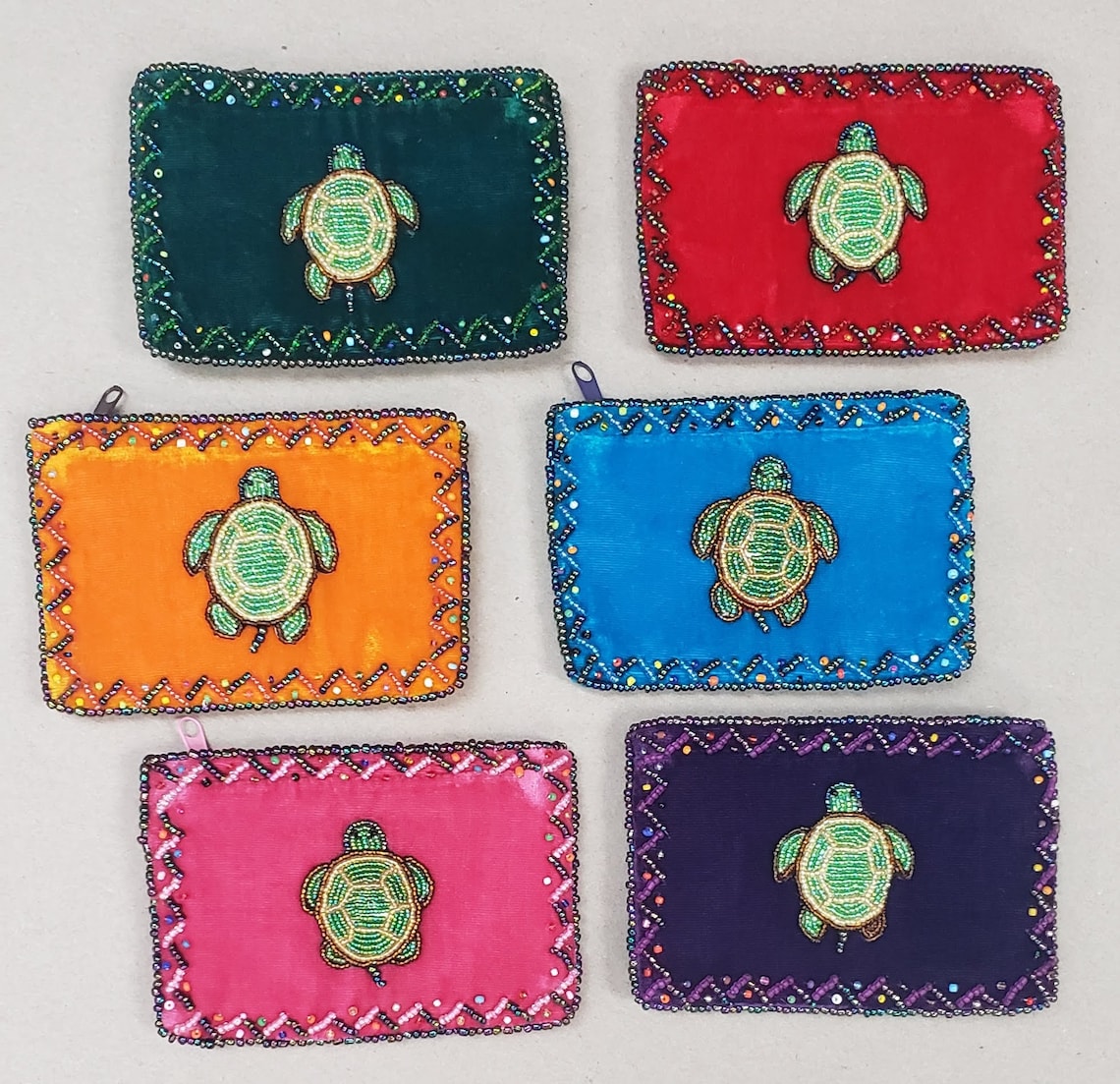 Velvet Coin Purses. Coin Purses. Turtle Purses.turtle Lover.gift for ...