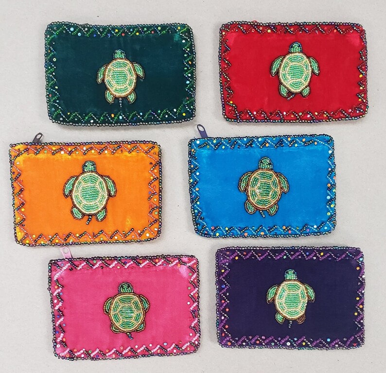 Velvet Coin Purses. Coin Purses. Turtle Purses.turtle Lover.gift for ...