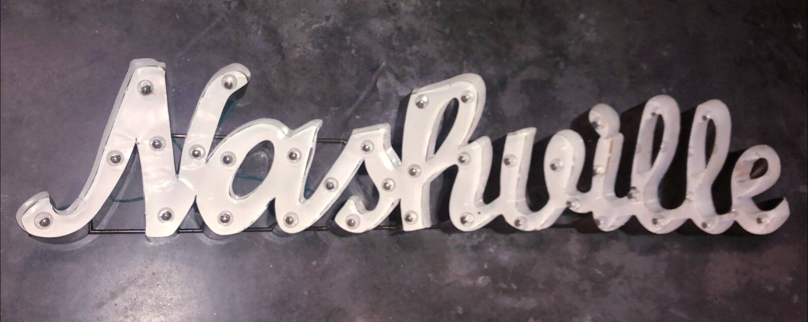 Lighted Nashville Sign|nashville Signs|metal Nashville Signs|popular ...