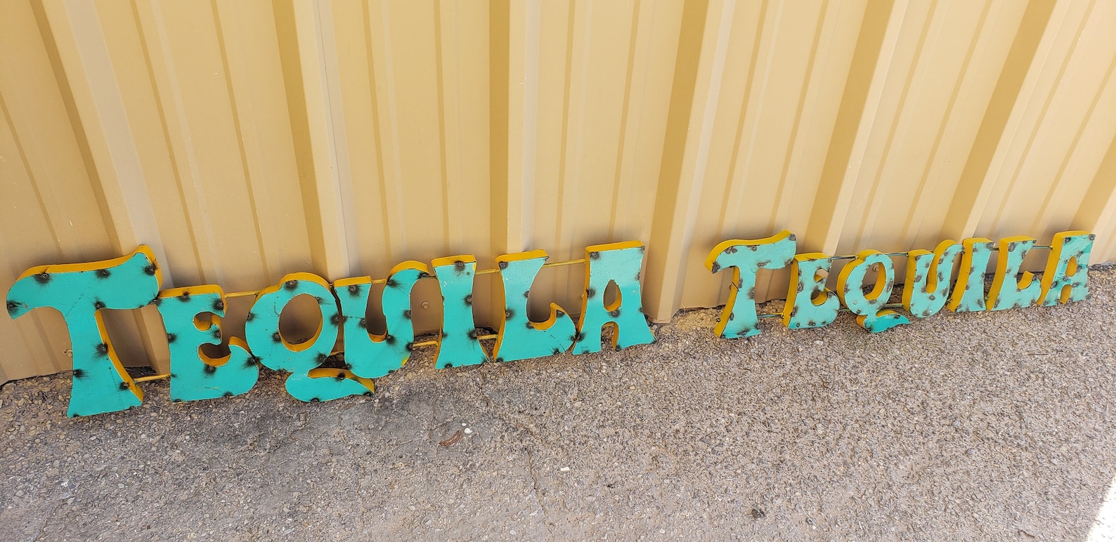 Rustic Metal Tequila Sign, Bar & Patio Decor - Etsy