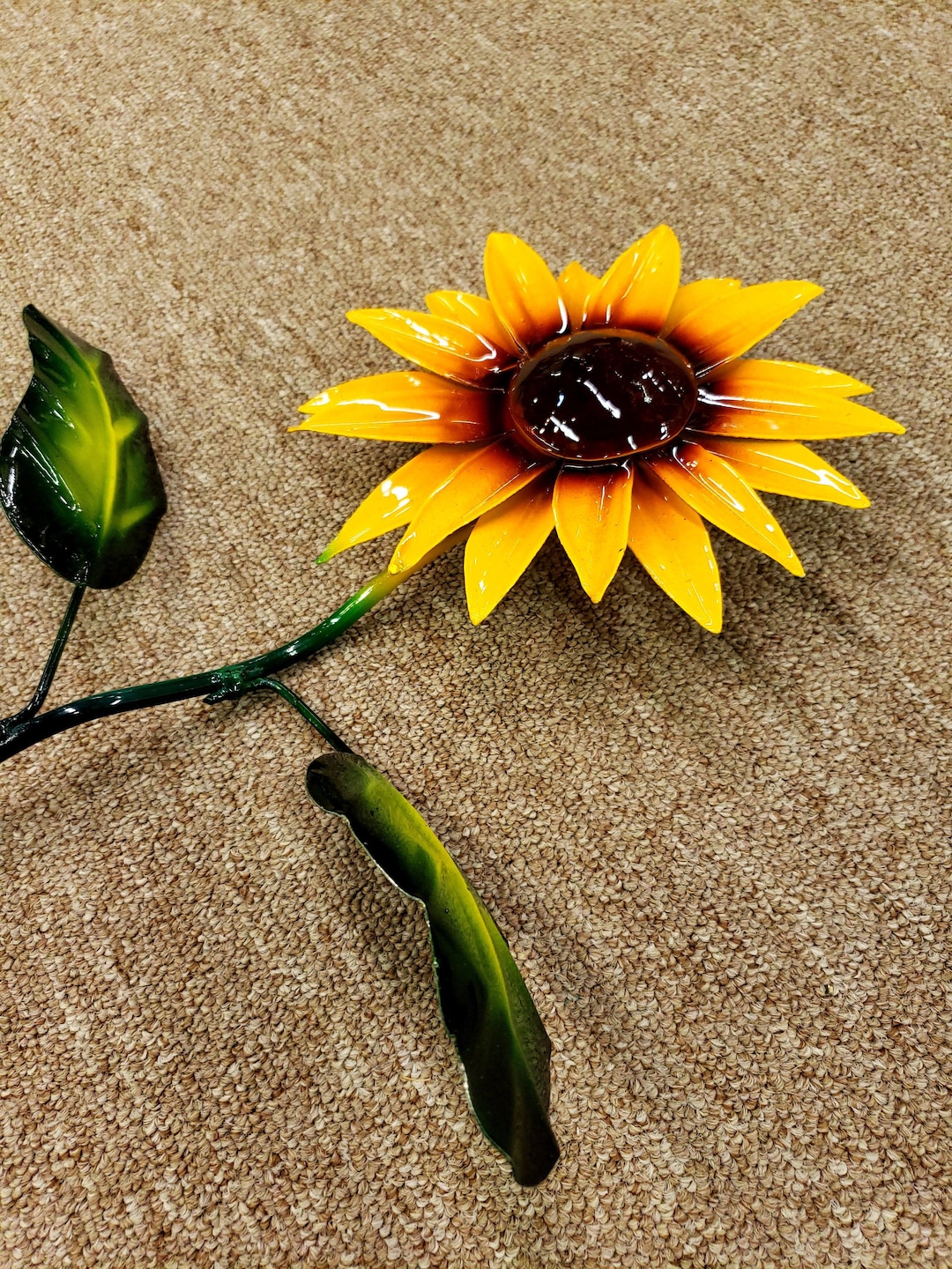 Metal Sunflowers. Rustic Metal Sunflowers.sunflowers. Garden Decor ...