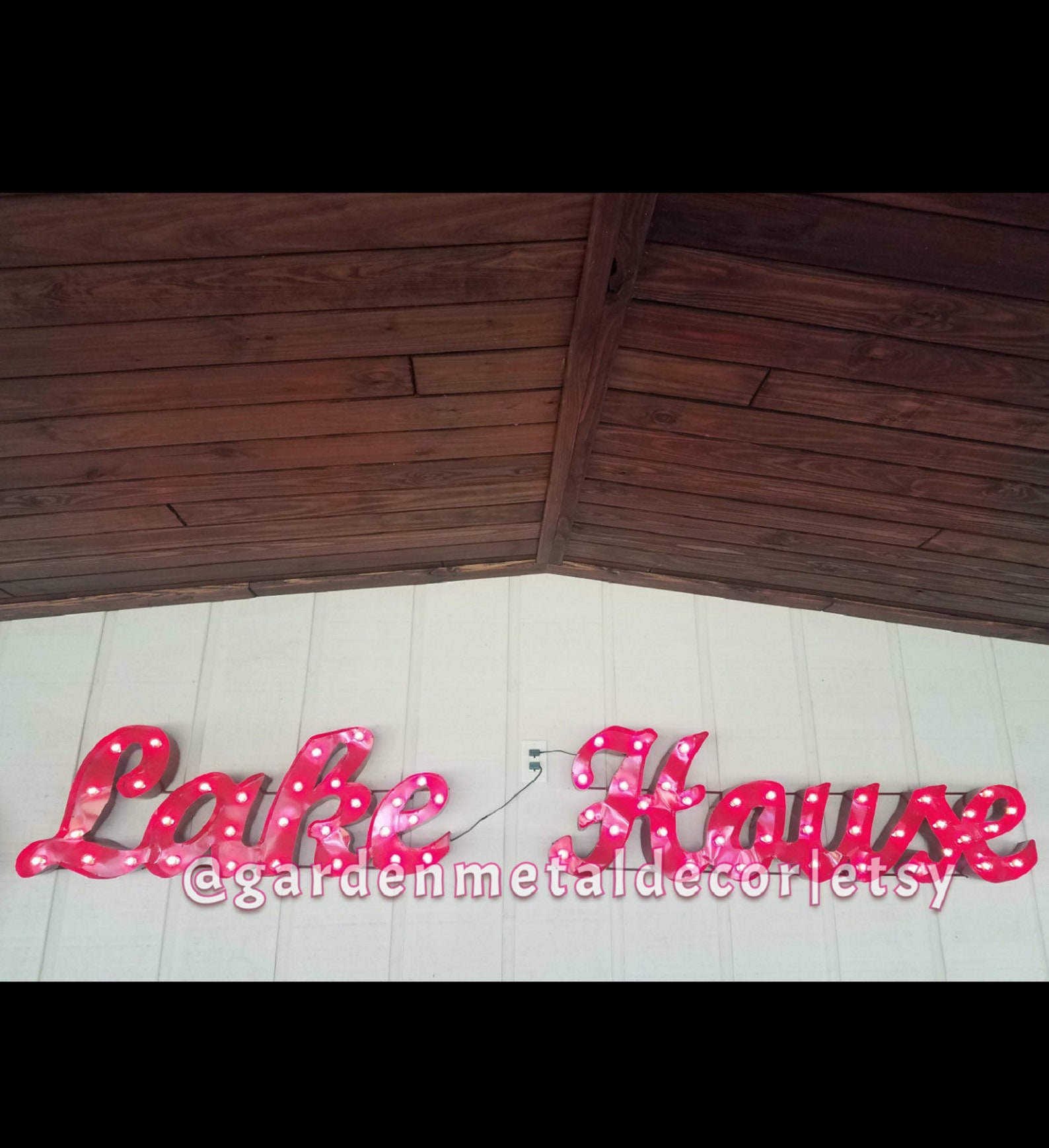 Custom Home Decor | Lighted Letter | Last Name Sign | Custom Decor ...