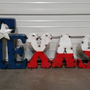 Rustic Metal Texas Sign, Southwest Decor (38x16in) - Etsy