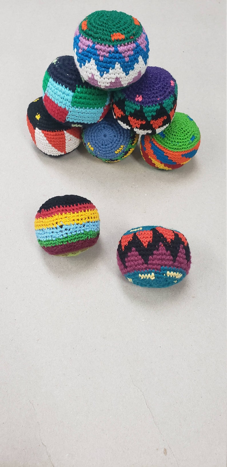 Hacky Sacks.hacky Sack Set.hacky Sack Game.hacky Sack.colorful - Etsy