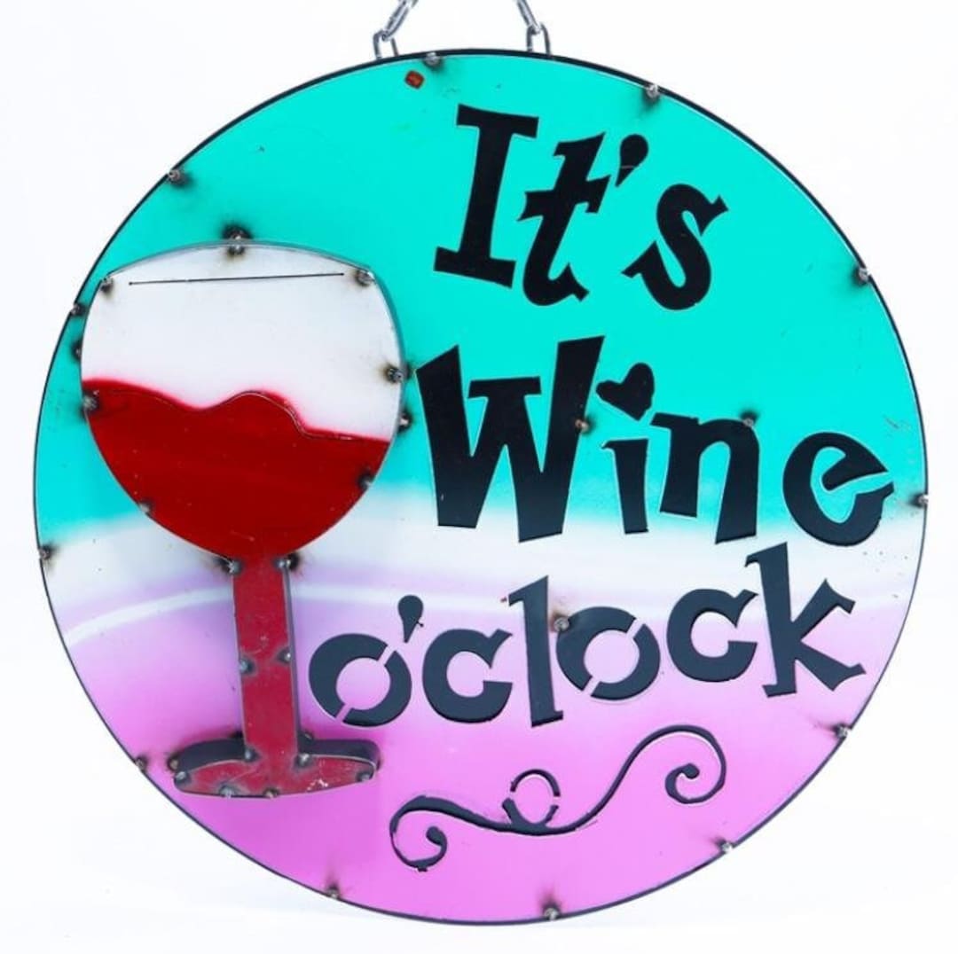 Wine Signs. Wine Decor. Metal Wine Signs. Gift for Wine Lover.wine Art ...