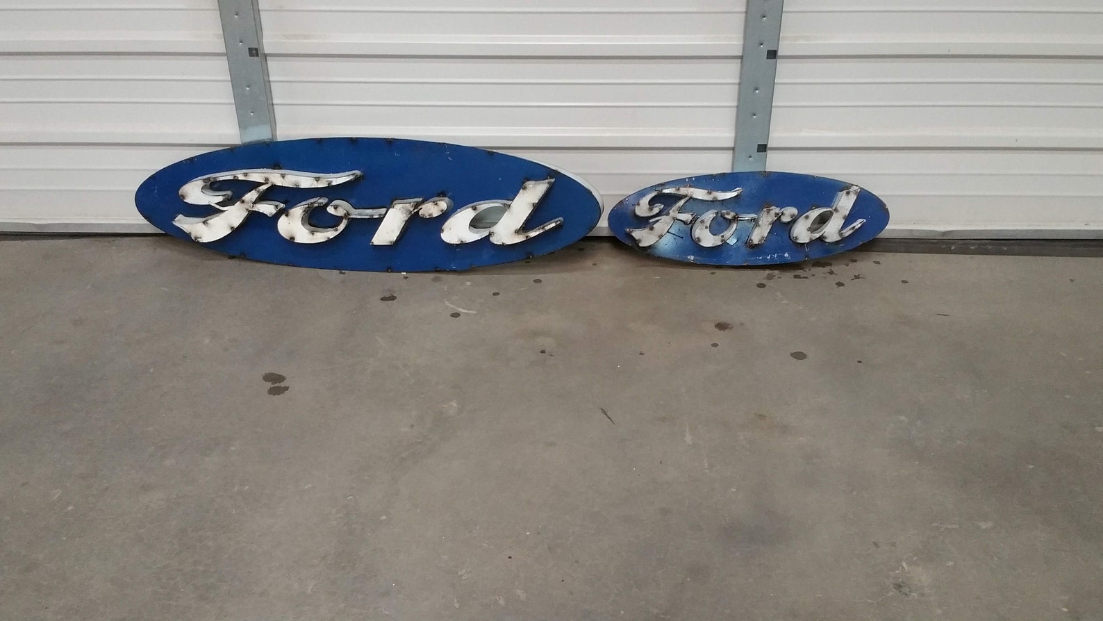 Metal Ford Sign | Oval Ford | Gift for Him | Metal Wall Decor | Garage ...