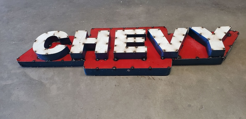 Metal Chevy Sign.chevrolet Sign.chevy Sign.chevy Truck - Etsy Australia