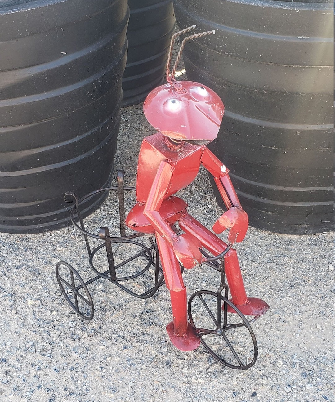 Red Ant Bicycle.ant Bicycle. Red Ant. Ant Decor. Metal Animal Decor ...