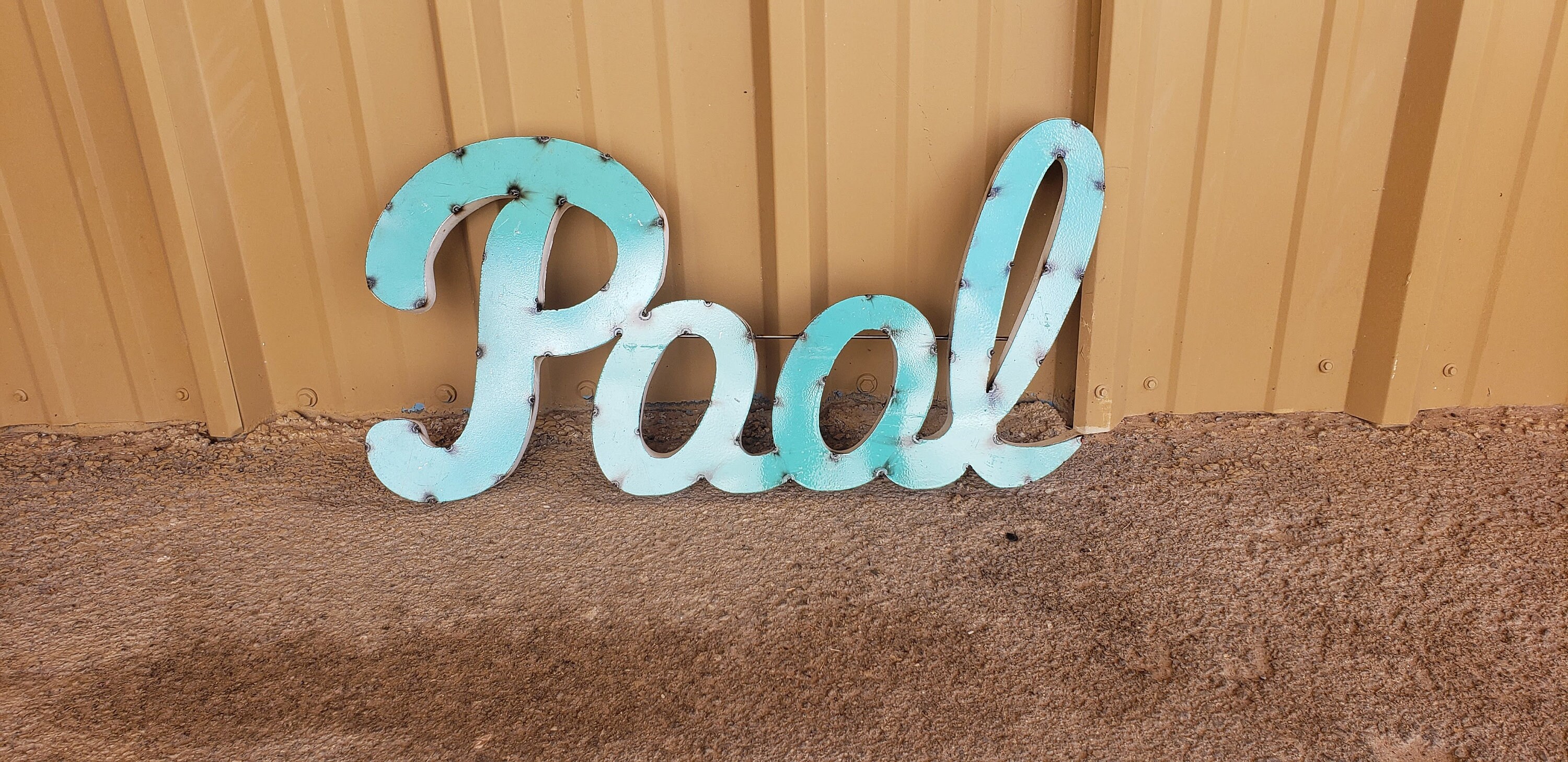 Pool Signs Metal Pool Sign Pool Decor Rustic Pool - Etsy