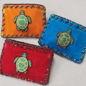 Velvet Coin Purses. Coin Purses. Turtle Purses.turtle Lover.gift for ...