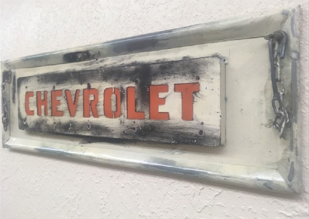 Chevrolet Tailgate metal Chevrolet Sign.chevrolet Decor.metal Chevy ...