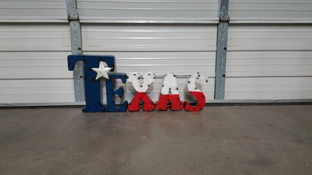 Texas Sign. Metal Texas Sign. Rustic Texas Sign. Texas Metal Sign ...