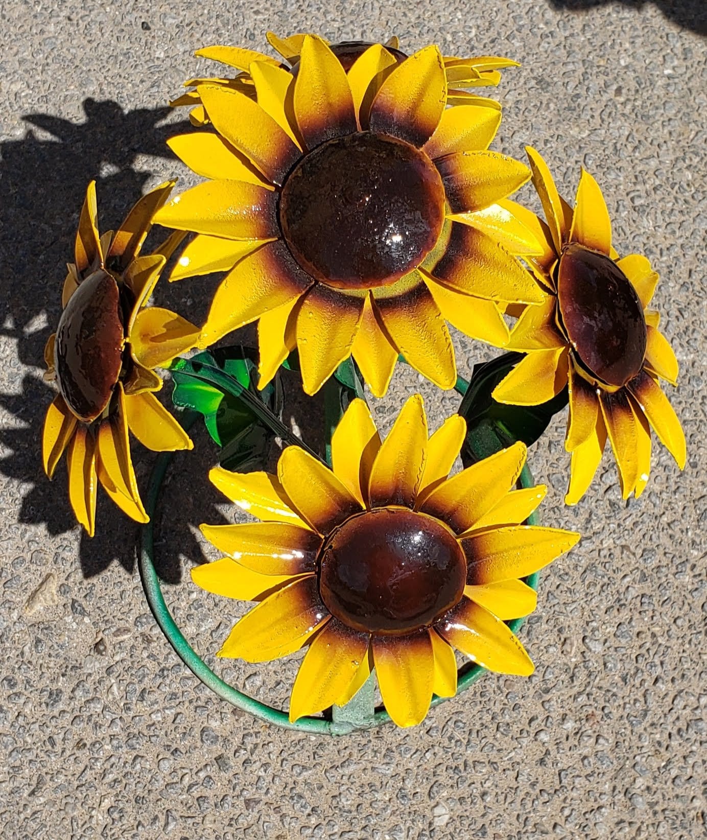 Rustic Metal Sunflower, Farmhouse Garden Decor, Mother's Day Gift - Etsy