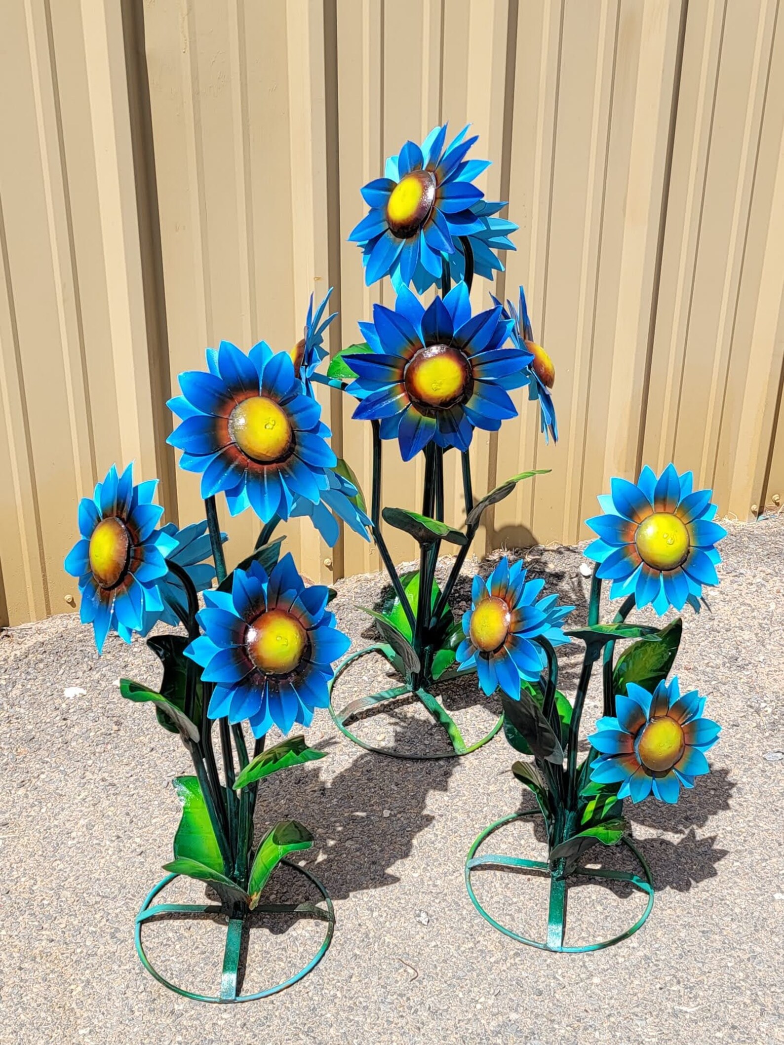 Metal Sunflowers.sunflowers.rustic Sunflowers.sunflower Decor.sunflower ...