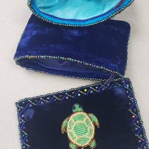 Velvet Coin Purses. Coin Purses. Turtle Purses.turtle Lover.gift for ...