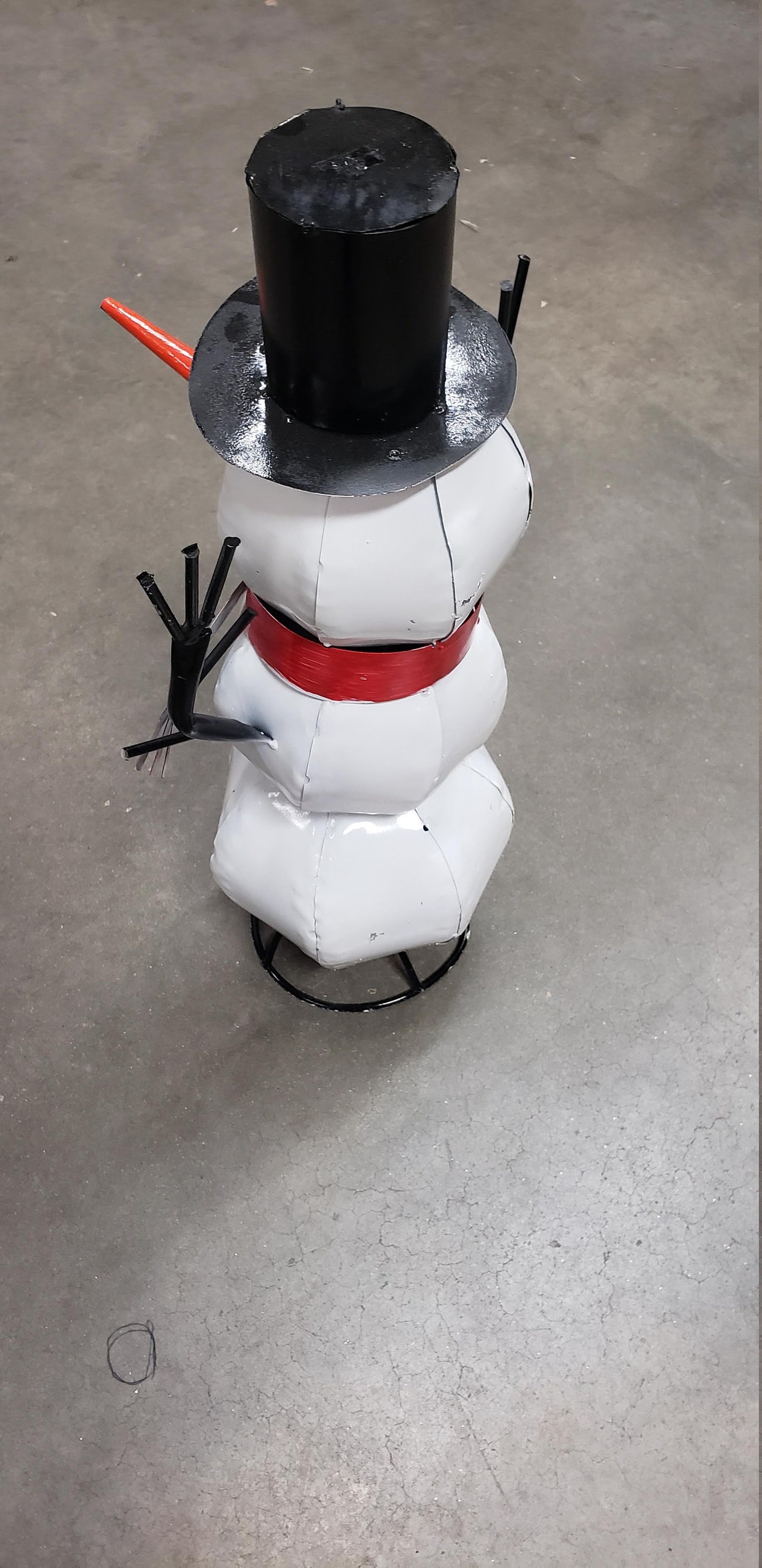 Metal Snowman.rustic Snowman.rustic Metal Snowman.farmhouse - Etsy