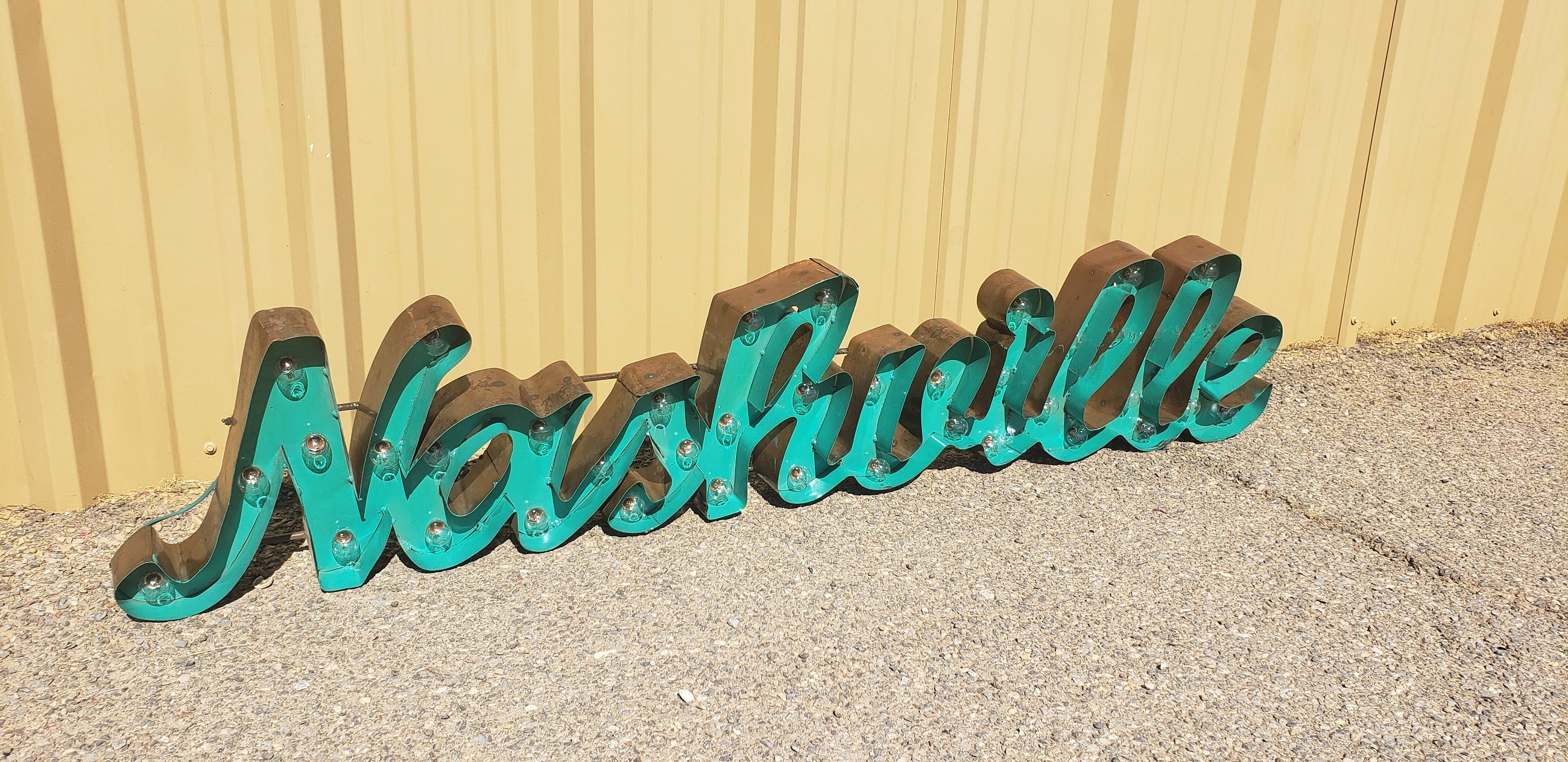 Lighted Nashville Sign|nashville Signs|metal Nashville Signs|popular ...