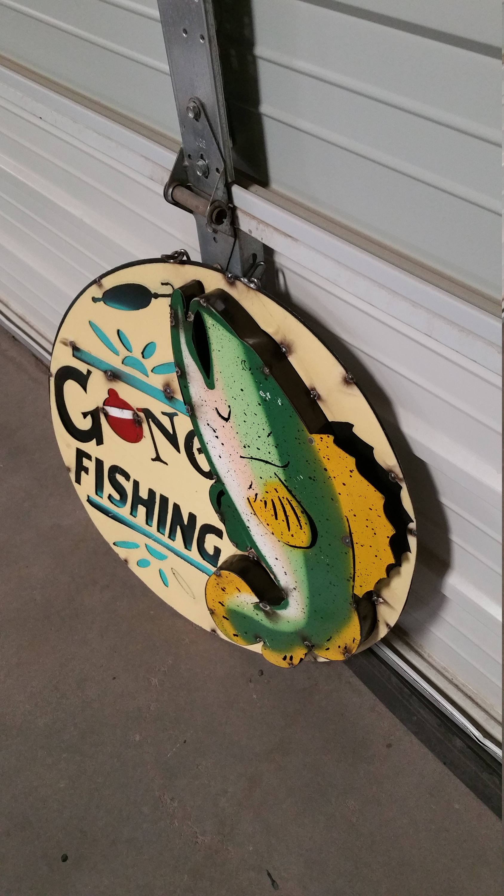 Metal Fishing Signs.fishing Signs.lake Signs.river Signs.gift | Etsy