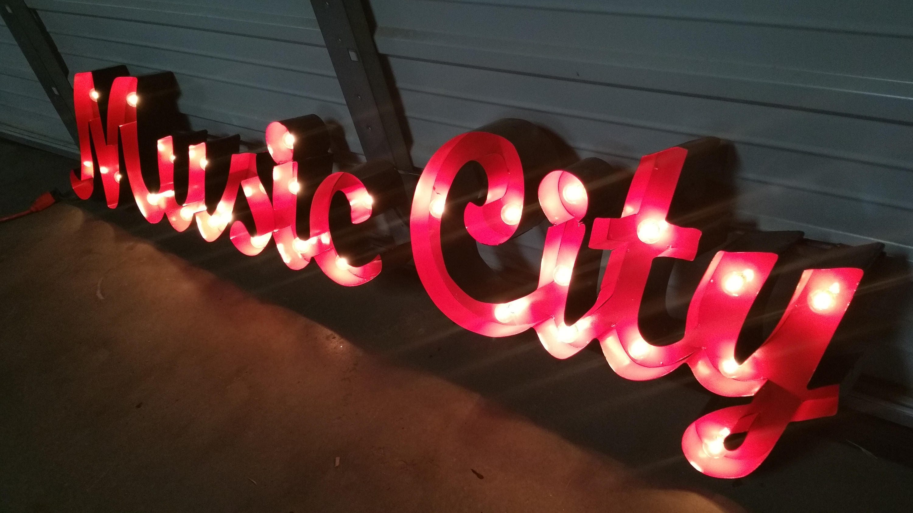 Music City Sign Music City Marquee Sign Home Gift | Etsy