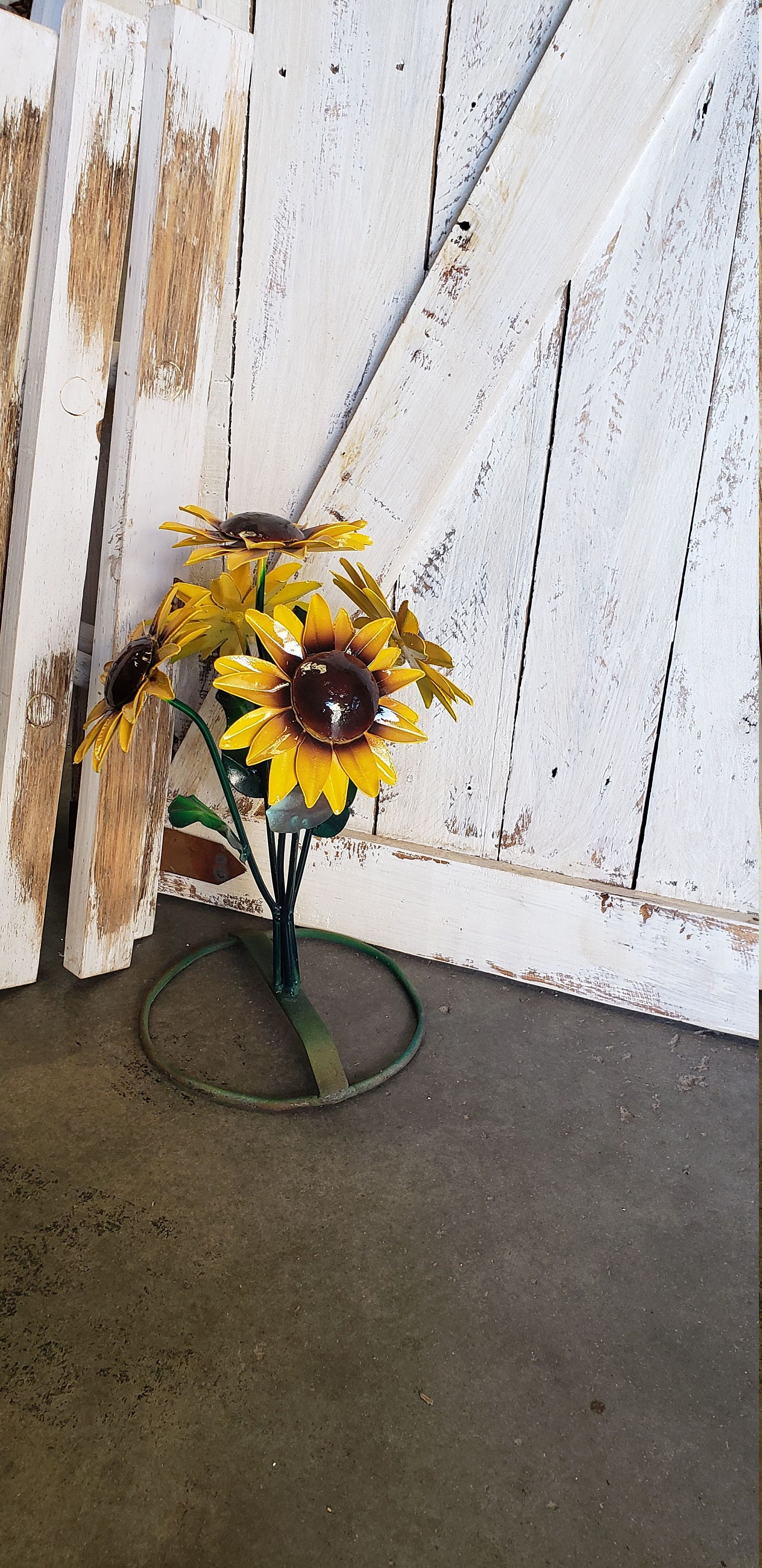 Metal Sunflower.small Metal Sunflower.sunflower | Etsy