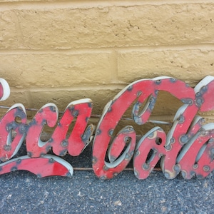 Metal Coca Cola Signs-coca Cola Signs-rustic Coca Cola Signs -coca Cola ...